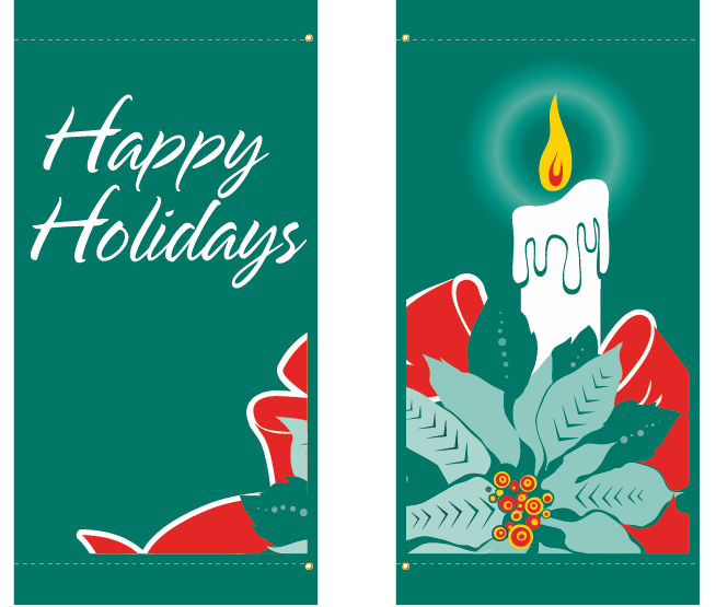Celebrate With Winter Holidays Banners | Kalamazoo Banner Works